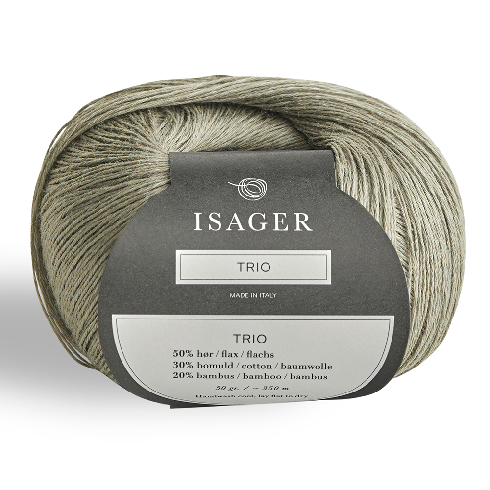 Isager TRIO 1 Sage | Yarn Queen Prague - Vlny a příze