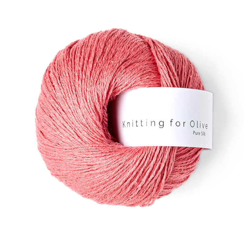 Knitting for Olive Pure Silk Raspberry Pink | Yarn Queen Prague - Vlny ...