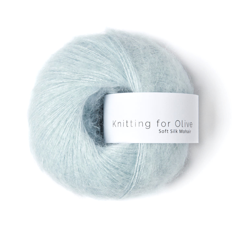 Knitting for Olive SOFT SILK MOHAIR Ice Blue | Yarn Queen Prague - Vlny ...