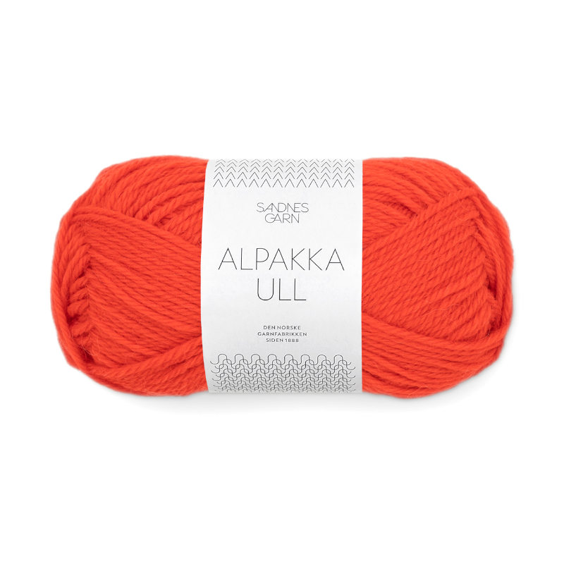 ALPAKKA ULL 3819 Spicy Orange | Yarn Queen Prague - Vlny a příze