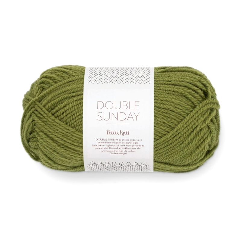 DOUBLE SUNDAY PetiteKnit 9564 Matcha | Yarn Queen Prague - Vlny a příze