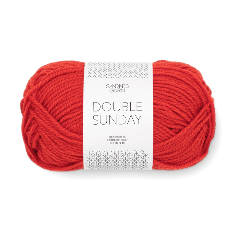 DOUBLE SUNDAY 4018 Scarlet Red | Yarn Queen Prague - Vlny a příze